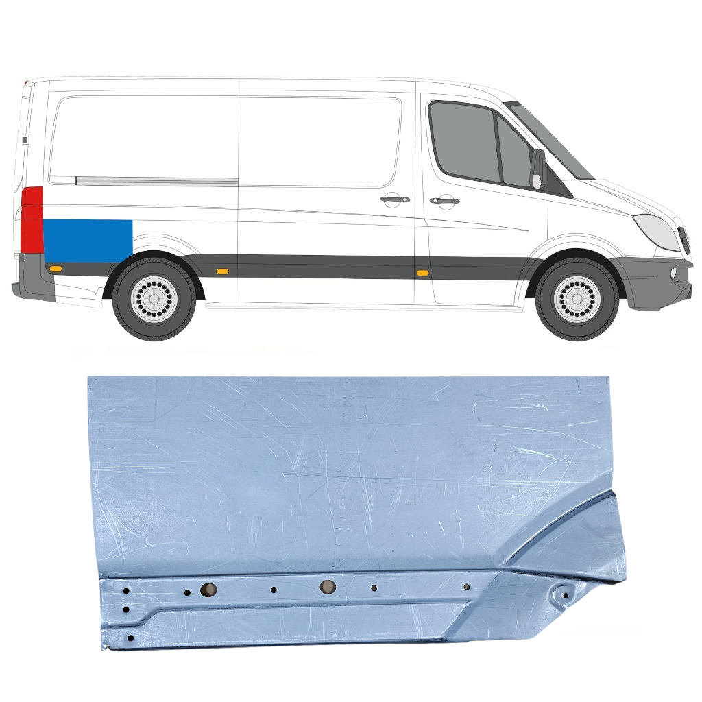 Reparație aripă spate pentru Mercedes Sprinter 2006-2018 / Dreapta 11273